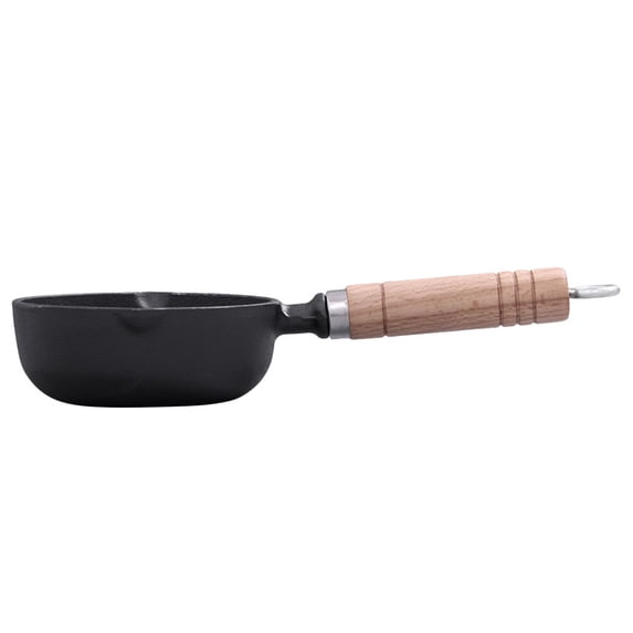 Phenofice Black Iron Mini Sauce Pot with Unique Oil Dripping Design for ...