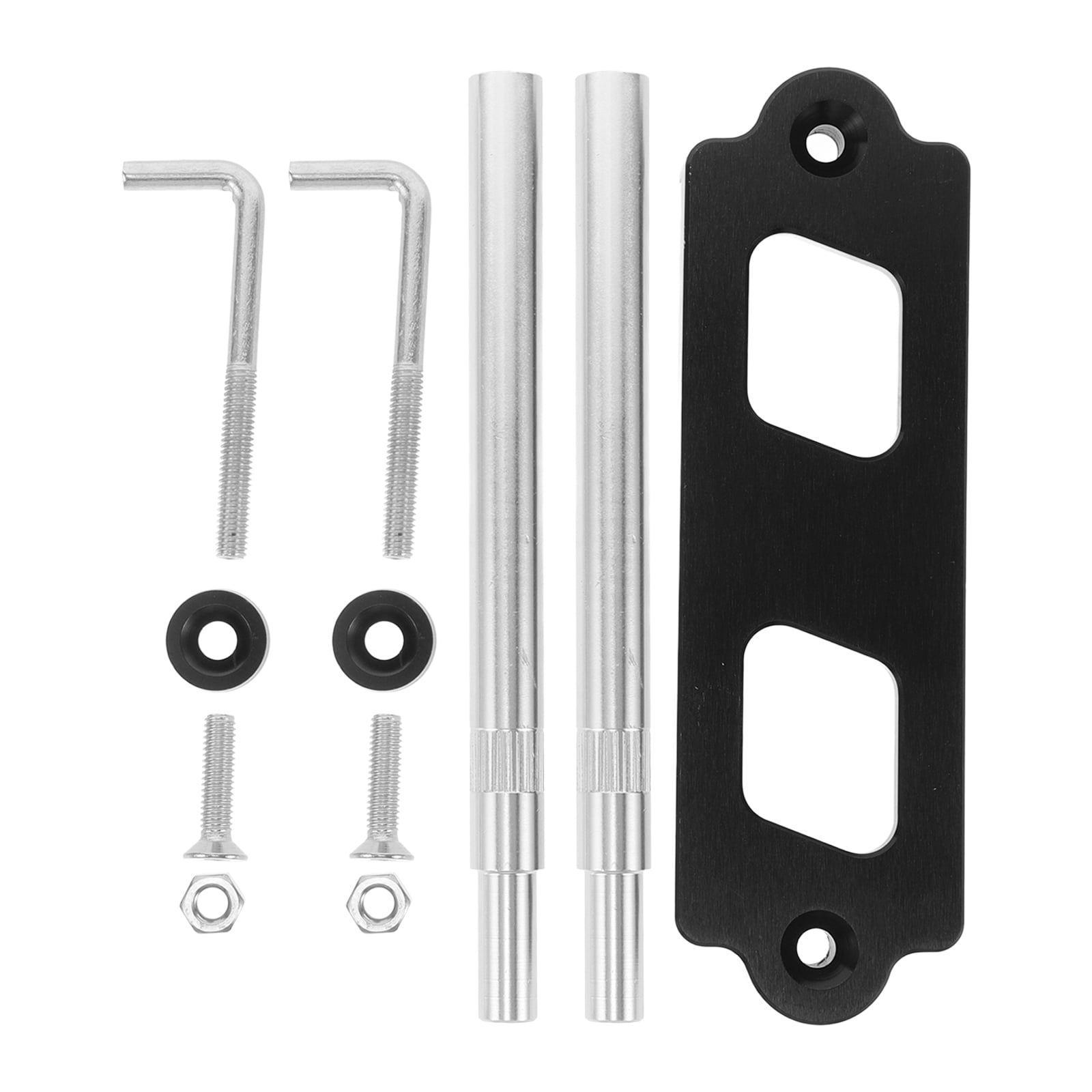 Phenofice Car Battery Tray Hold Down Bracket Kits in Black Aluminum ...
