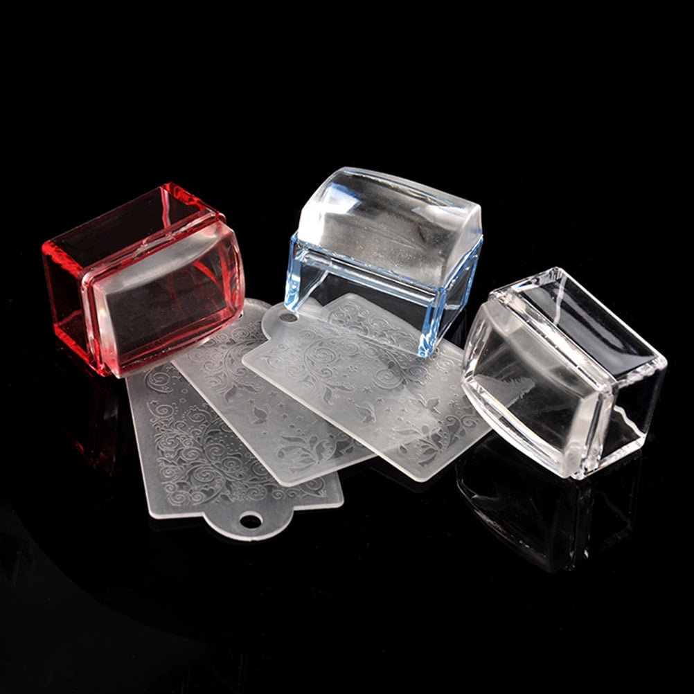 Phenofice Clear Silicone Nail Stamper Nail Design Stamp Assorted Color ...