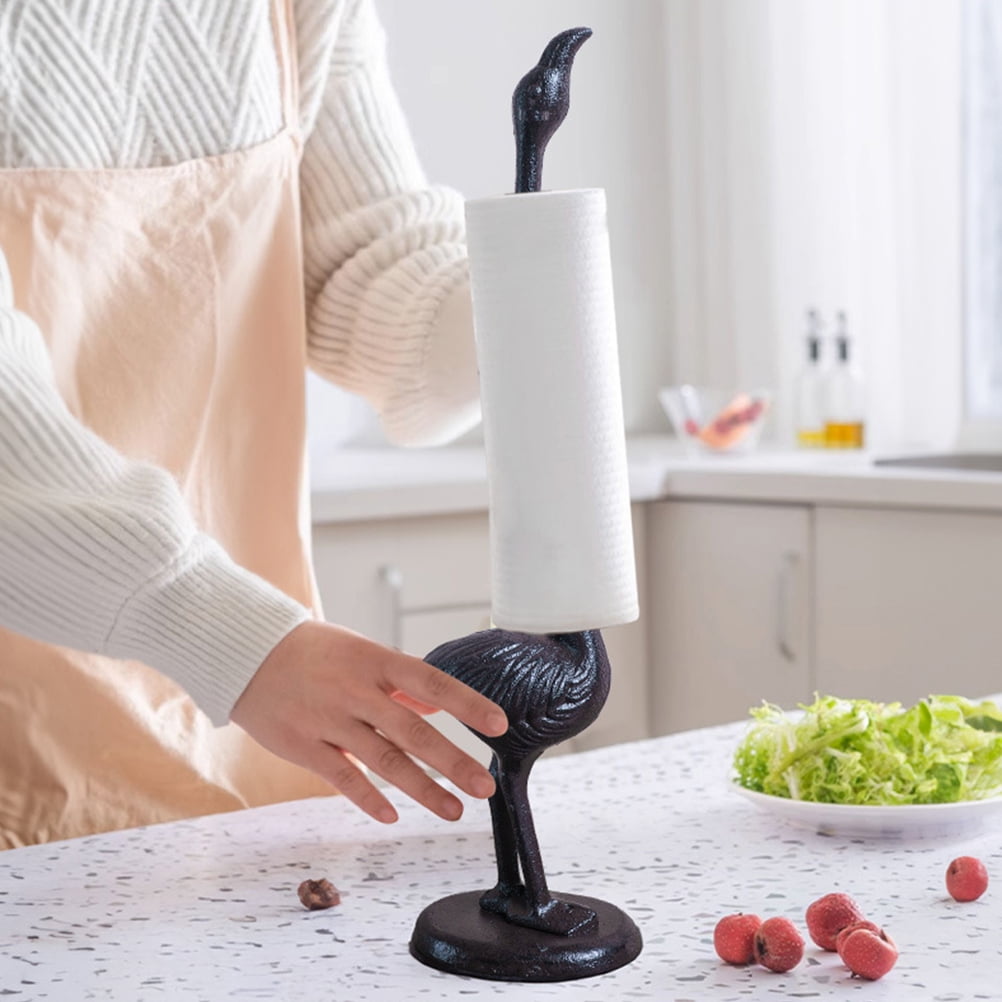 Phenofice Countertop Animal Paper Towel Dispenser Black Iron Rustic ...