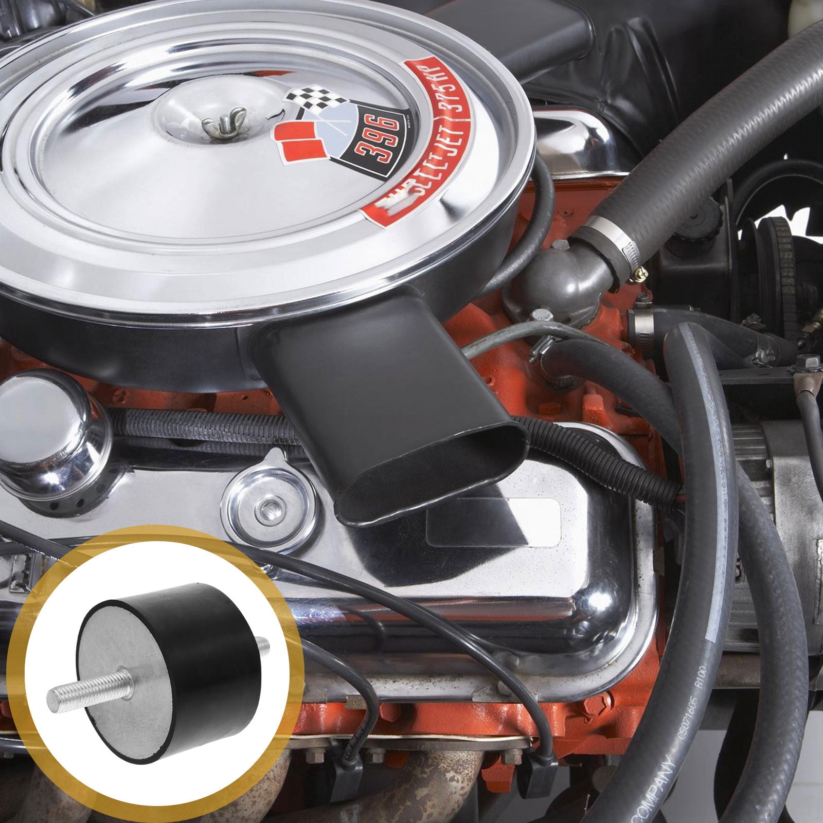 Phenofice Cylindrical Vibration Isolator Mount 1Set for Engine ...