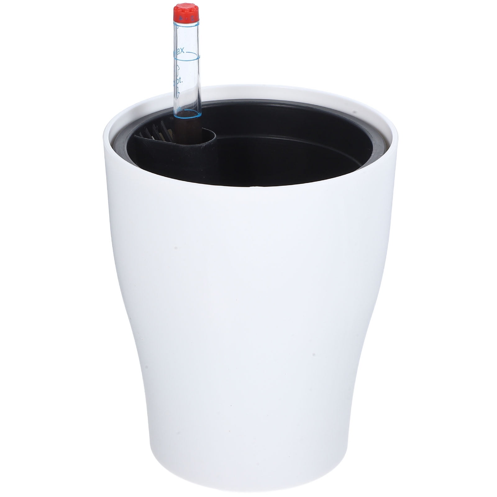 Phenofice Houseplants 1Pcs White Plastic Self Watering Indoor Planter 4 ...