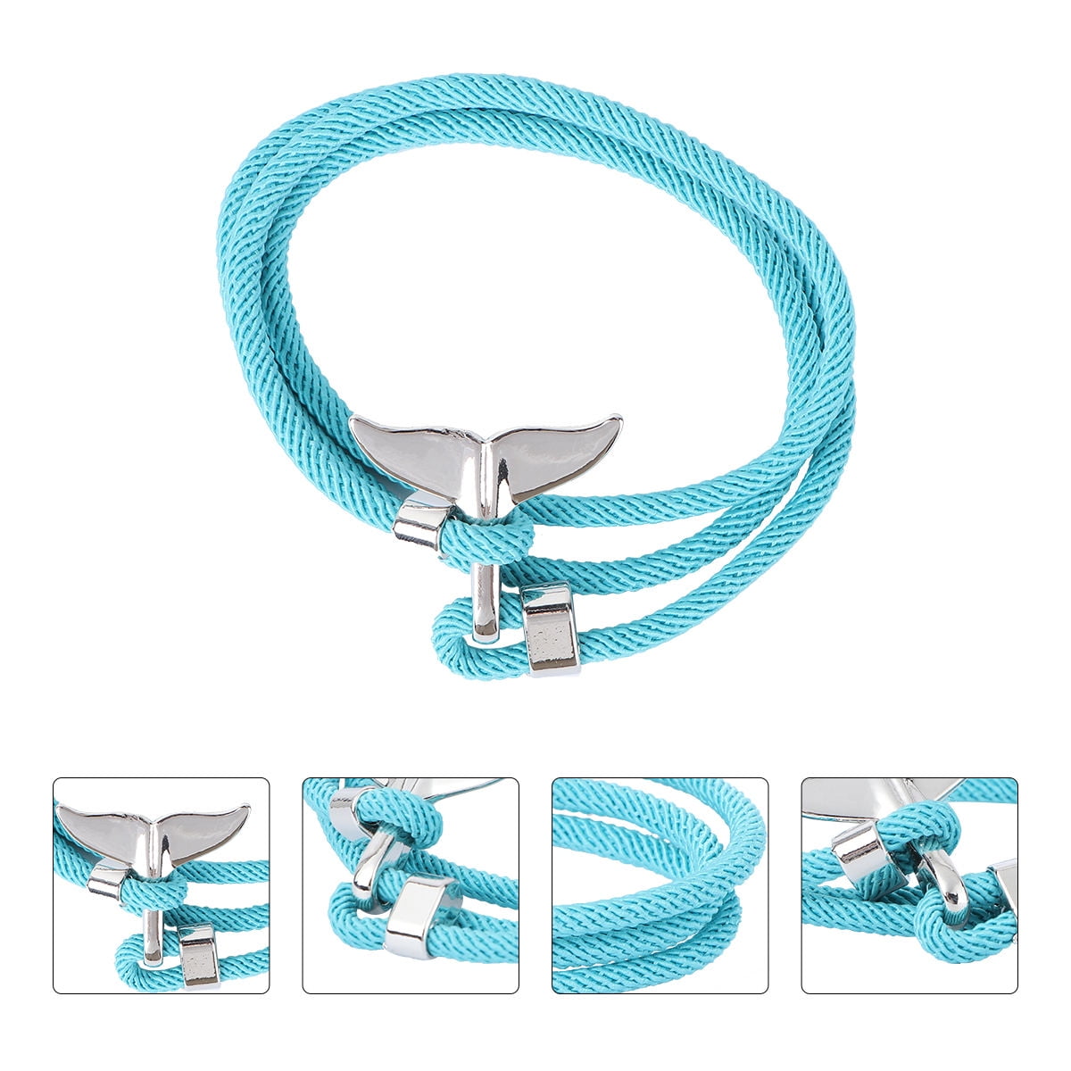 Phenofice Matching Couple Bracelets Marine Design Jewellery Whale Tail ...