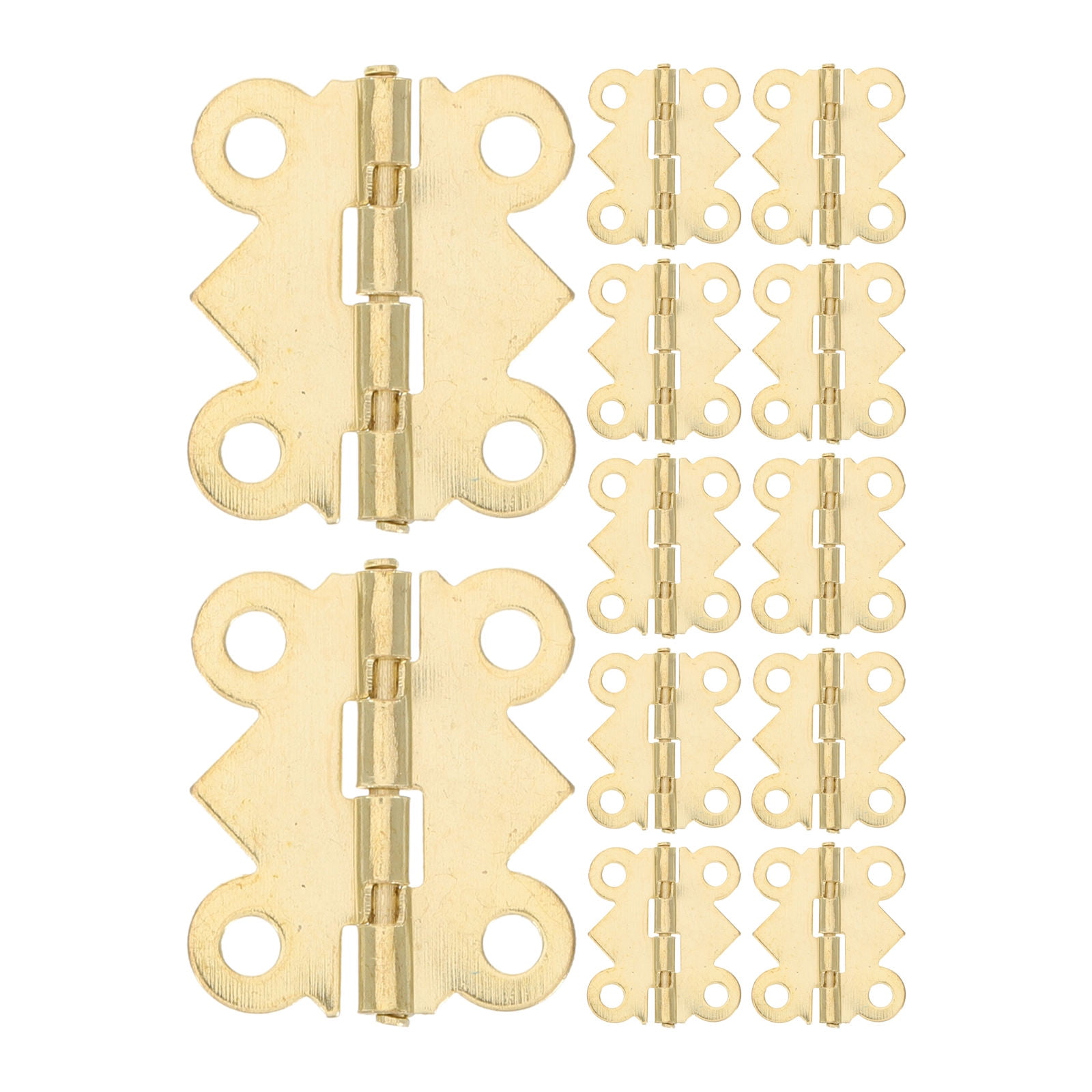 Phenofice Mini Hinges 100Pack Golden for Furniture and Doors Tiny ...