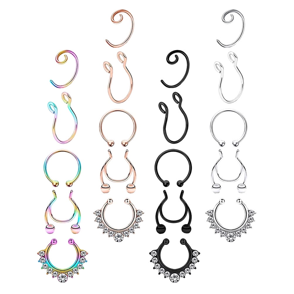 Phenofice Non Piercing Nose Cuff 1 Set Dainty Nose Jewelry For Women ...