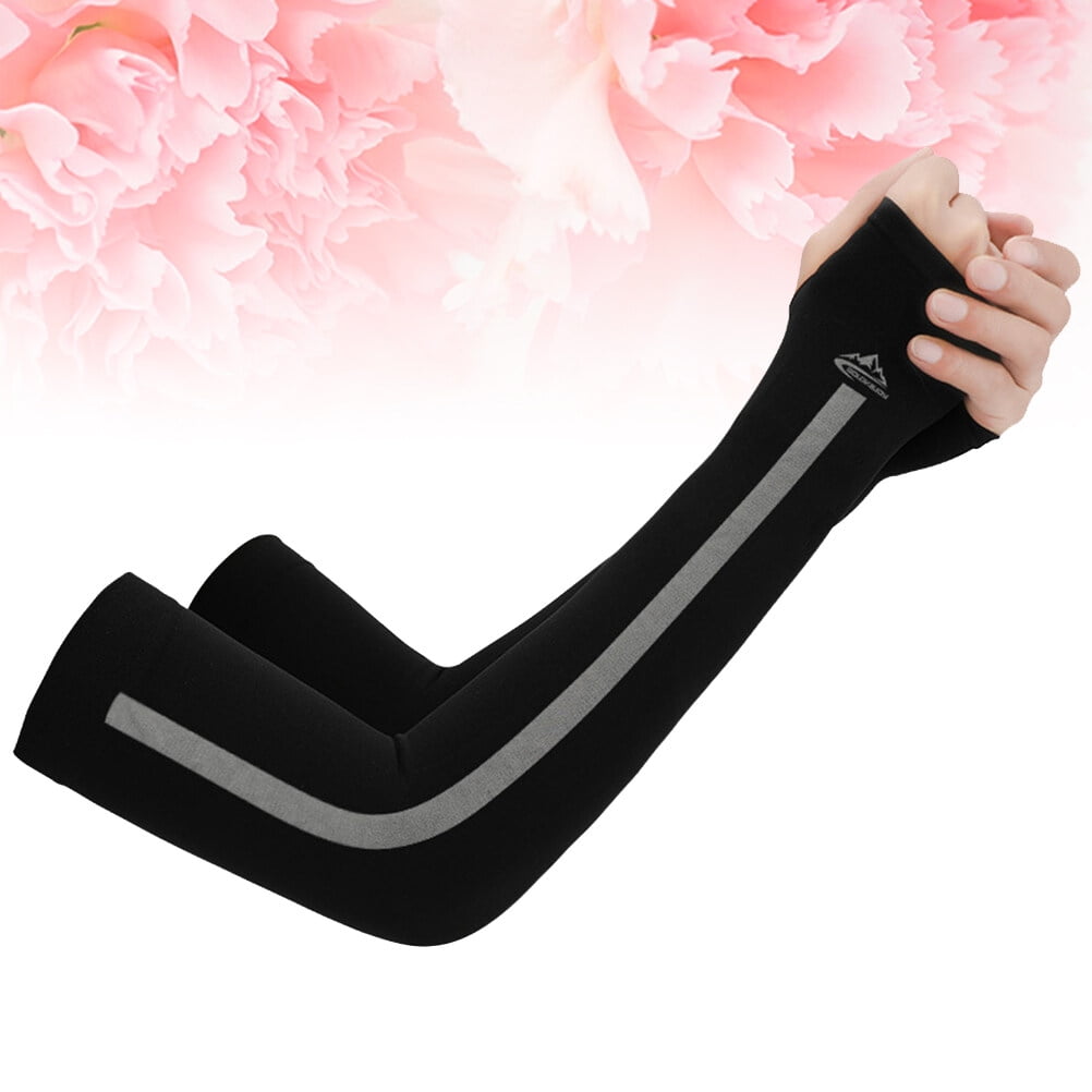 Phenofice Portable Arm Covers for Sun Protection Made of Nylon Black ...