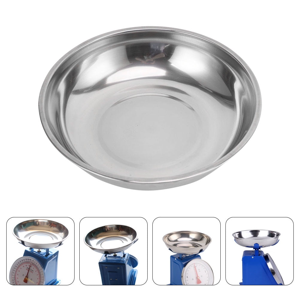 Phenofice Reusable Plates Stainless Steel Electronic Scale Tray 1Pcs ...