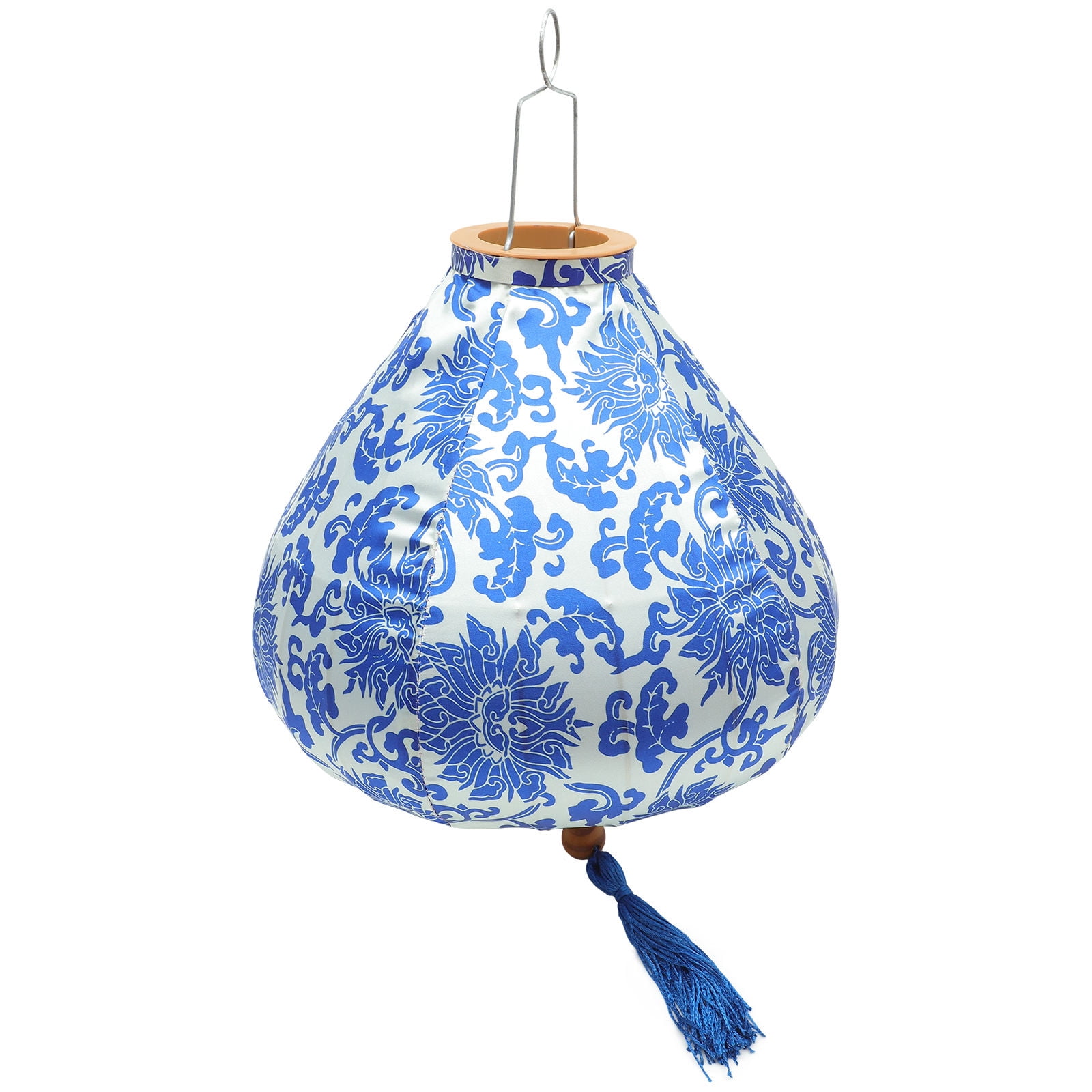 Phenofice Vietnamese Oval Silk Lanterns Chinoiserie Cloth Outdoor ...