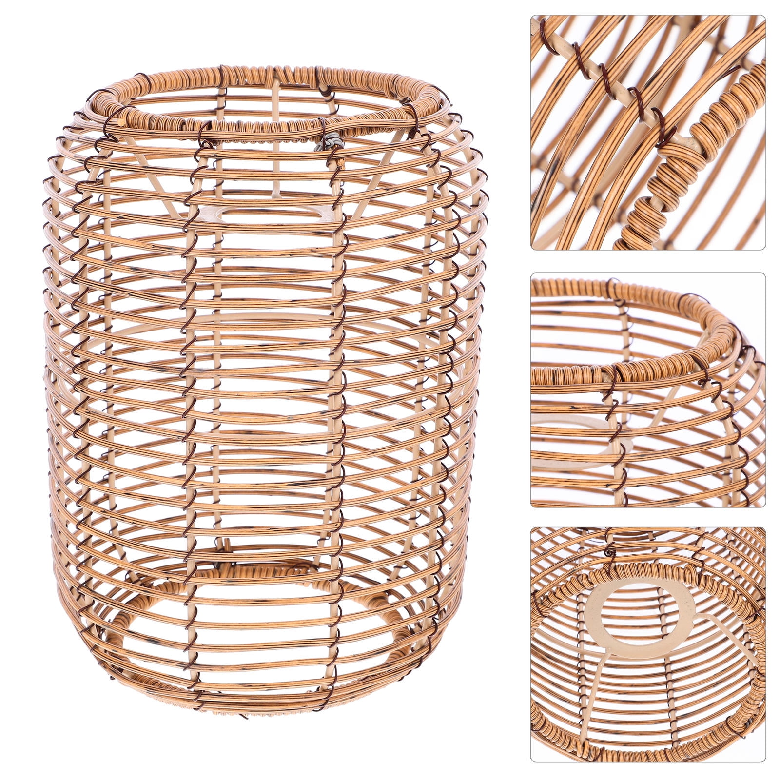 Phenofice Imitation Rattan Woven Lamp Shade for Home Pendant Light ...