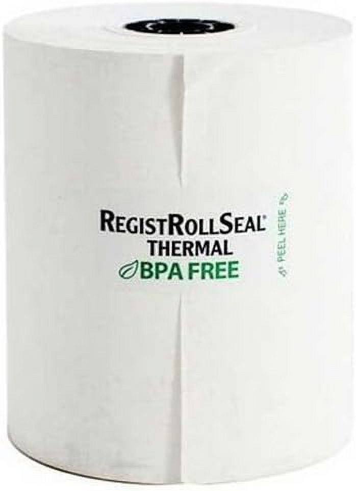 Phenol Free Thermal White 1 Ply Registroll, 3.13 inch x 230 Feet - 50 ...