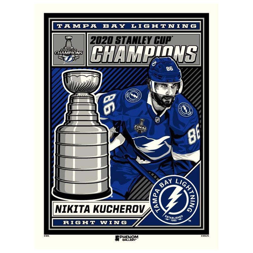 Phenom Gallery Nikita Kucherov Tampa Bay Lightning 2020 Stanley Cup ...