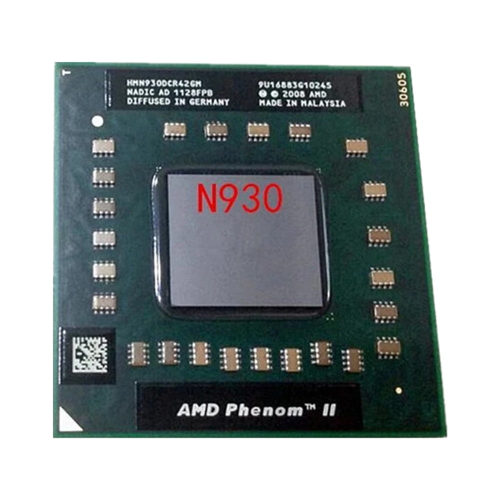 Phenom II Quad- Mobile N930 2.0 GHz Quad- Quad-Thread CPU Processor HMN930DCR42GM Socket S1 ...