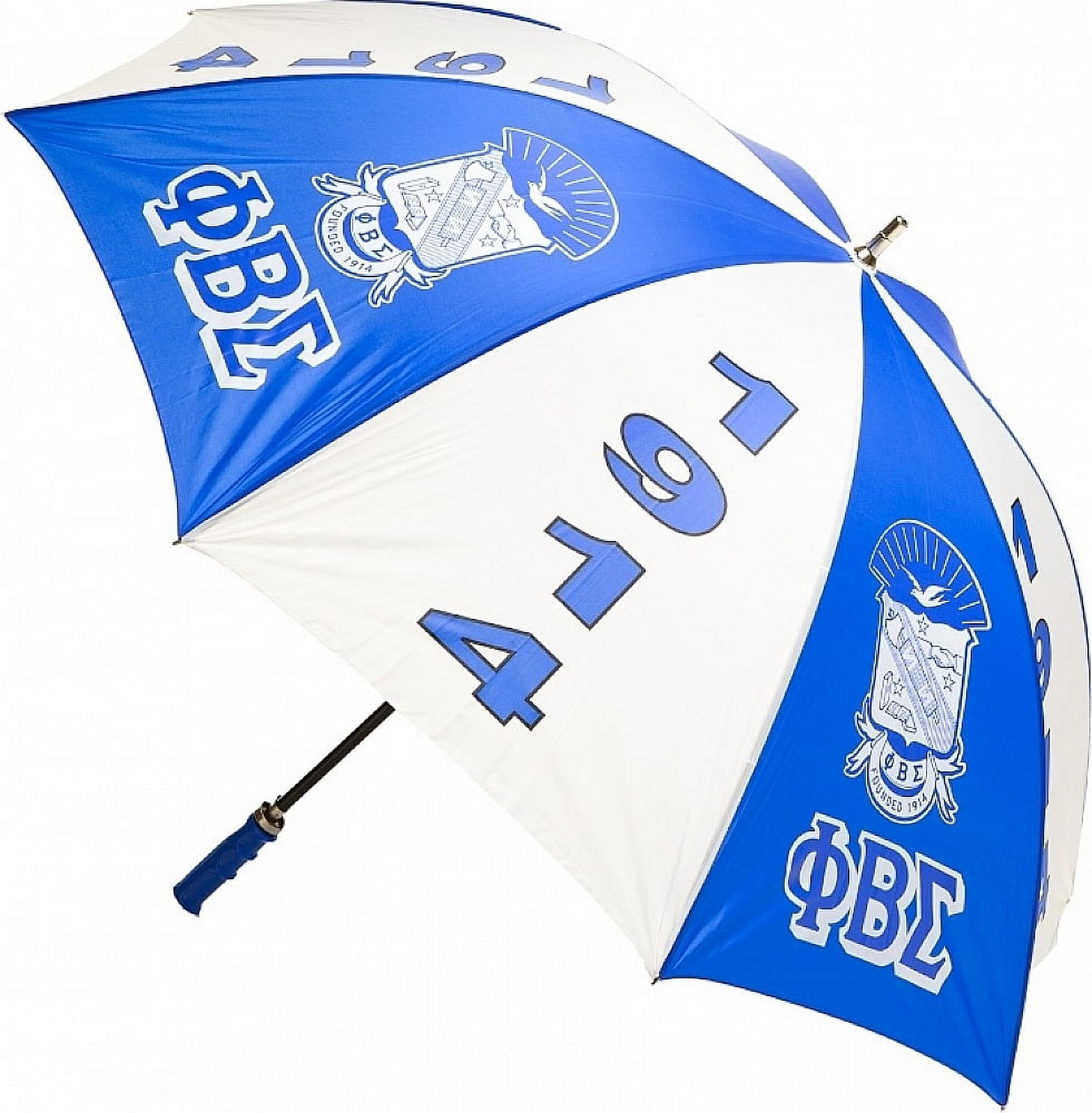 Phi Beta Sigma Jumbo Umbrella [Blue/White - 60"] - Walmart.com