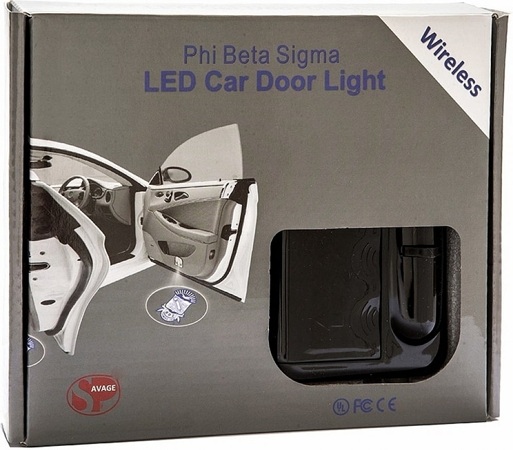 Phi Beta Sigma LED Car Door Light Set [2 Per Set - Black] - Walmart.com
