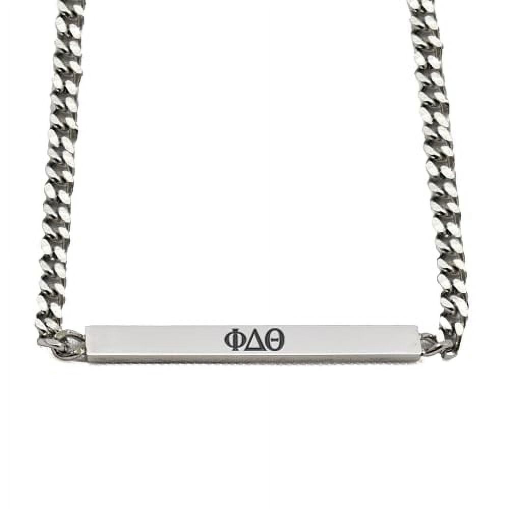 Phi Delta Theta Fraternity Necklace - Greek Letters Stainless Steel ...