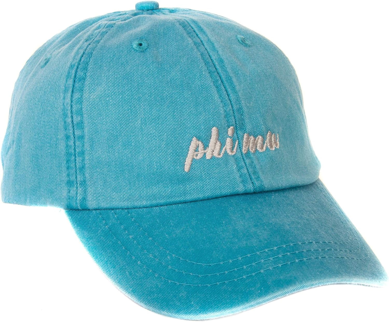 Phi Mu Sorority Baseball Hat – Adjustable Phi Mu Embroidered Cap With ...