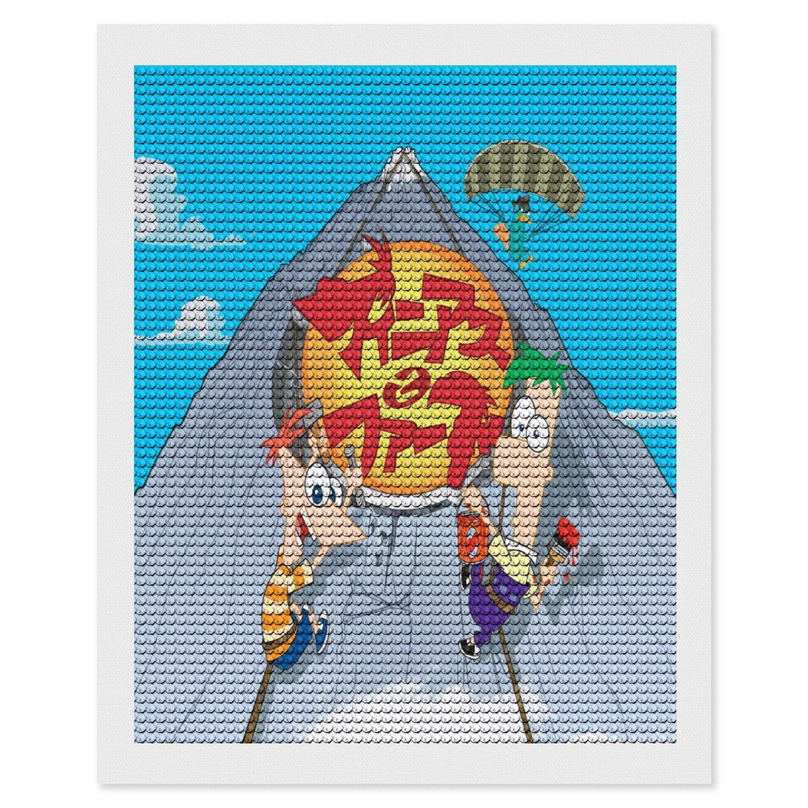 Phi-Neas Friend Ferb0 Diamond Art Kits for Adults DIY 5D Round Full ...