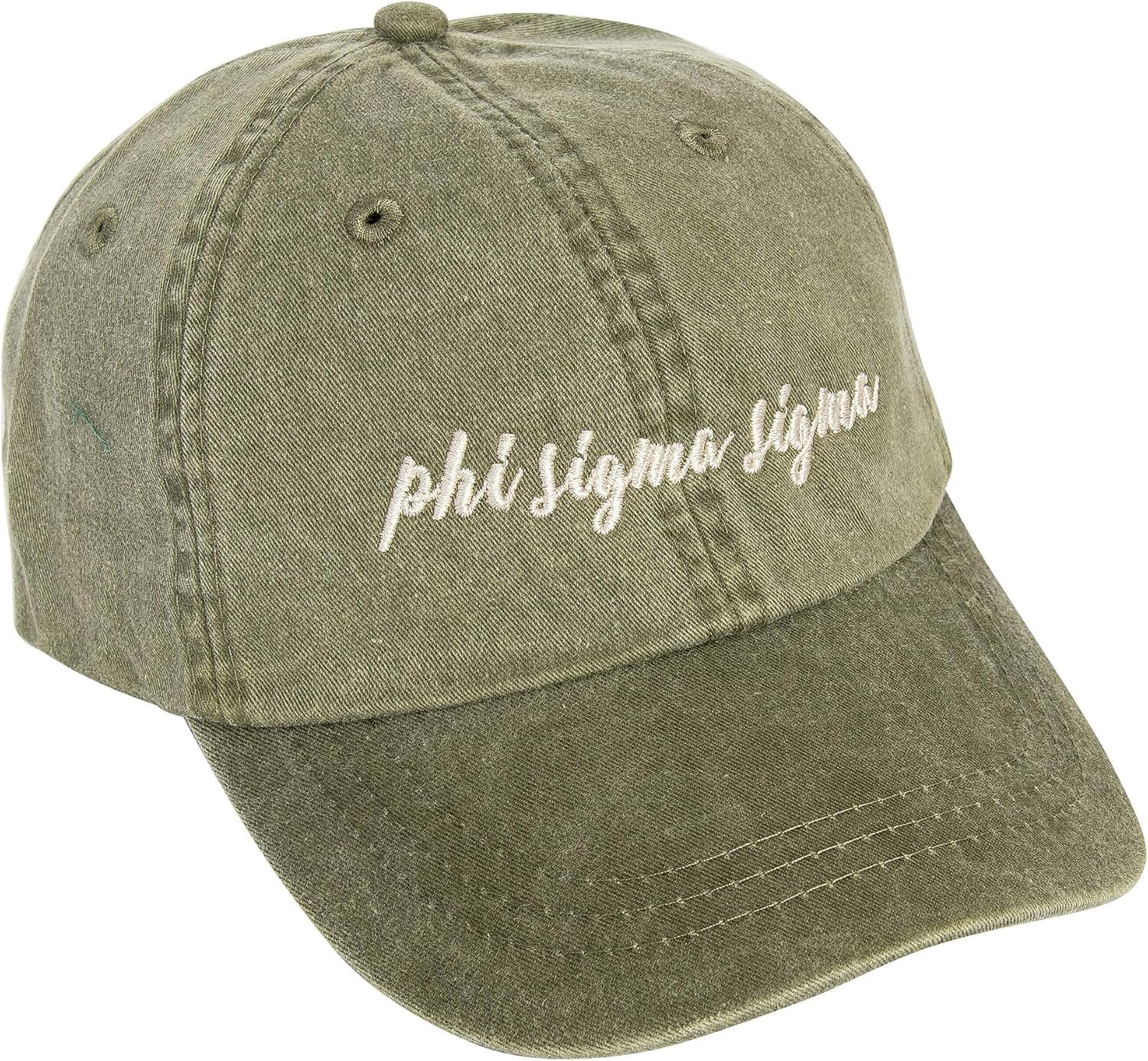 Phi Sigma Sigma Sorority Baseball Hat – Adjustable Phi Sig Embroidered ...