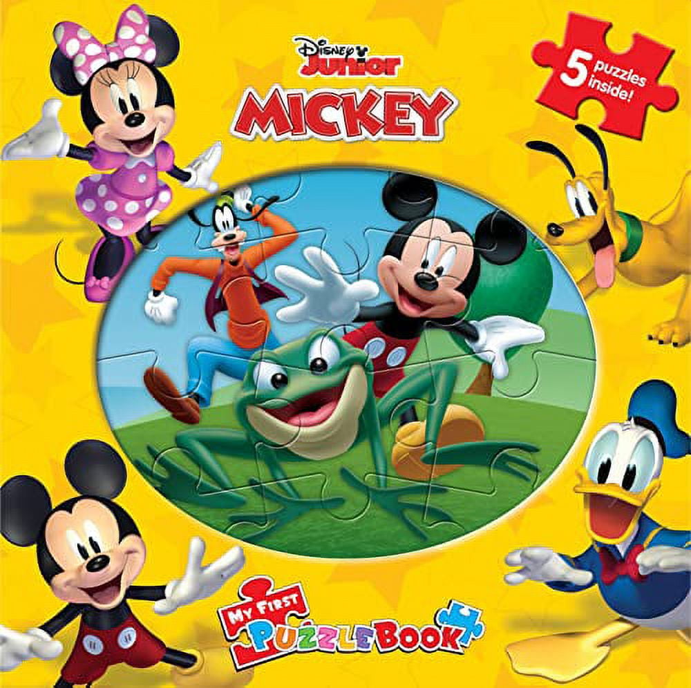 Pre-Owned Phidal Disneys Mickey My First Puzzle Book - Jigsaw Book for ...