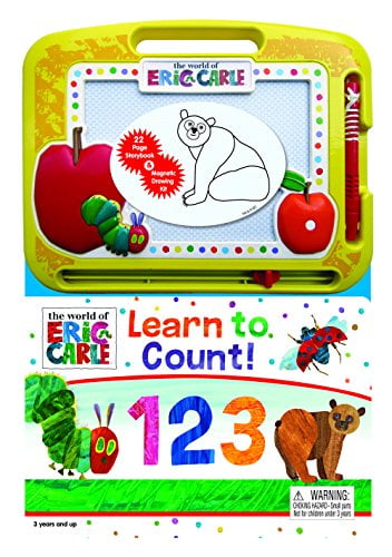 Pre-Owned Phidal Eric Carle Learn to Count 123 Activity Book Learning ...