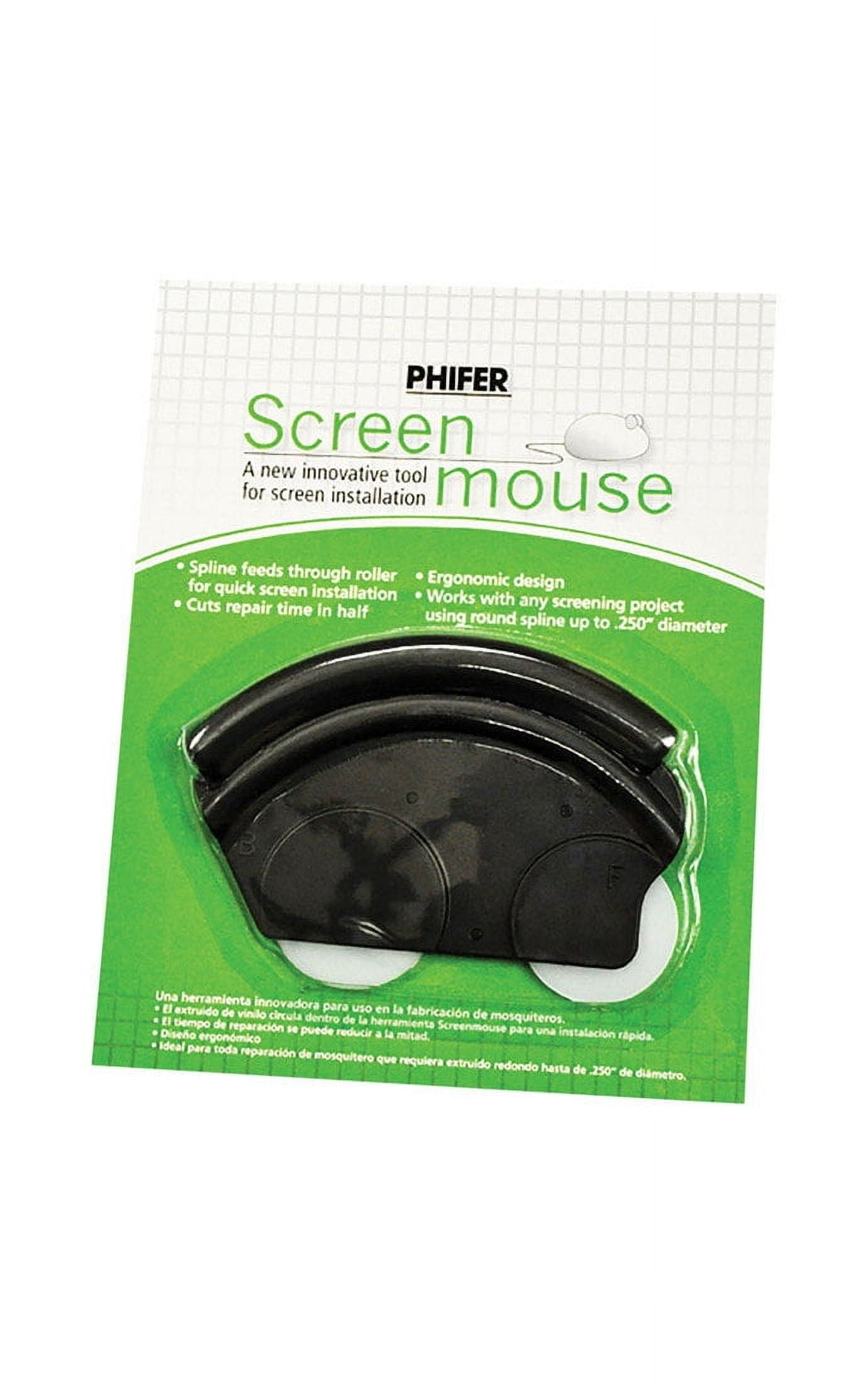 Phifer Wire 3027440 Screen Roller Tool Screen Mouse Black Plastic 0" L ...
