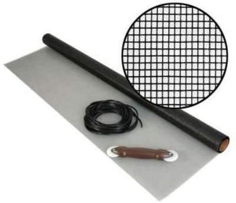Phifer 36x84 in. BetterVue Window Mesh Screen Kit with Spline and ...