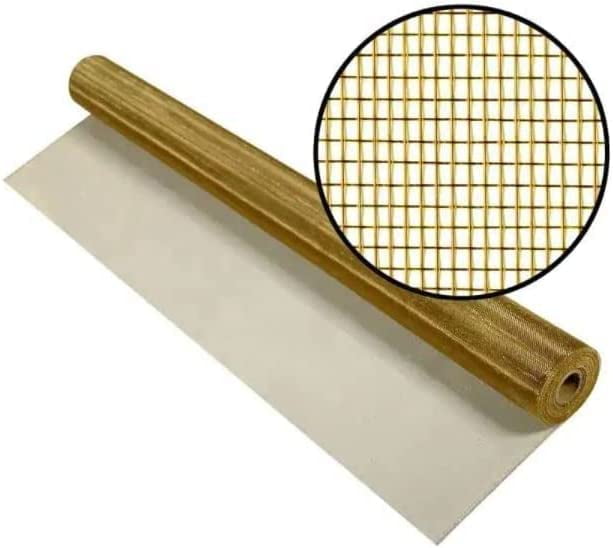 Phifer Brite Bronze 90% Copper Screen Kit - (24 in x 50 Ft) Roll of ...