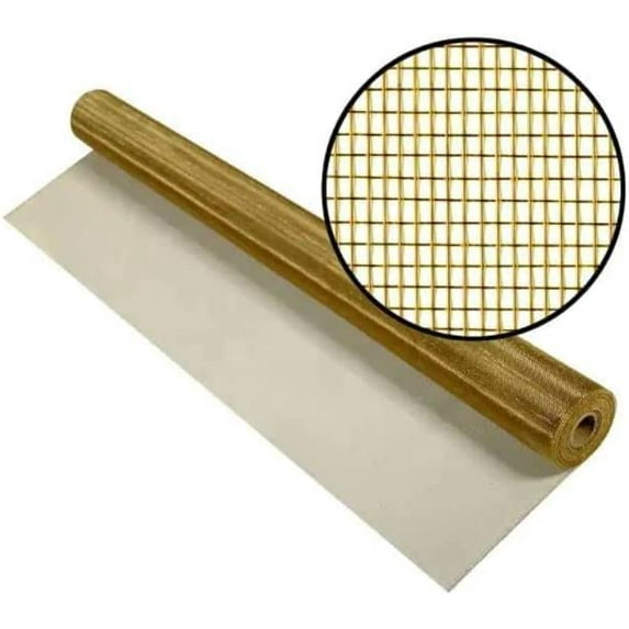 Phifer Brite Bronze 90% Copper Screen Kit - (36 in x 5 Ft) Roll of ...
