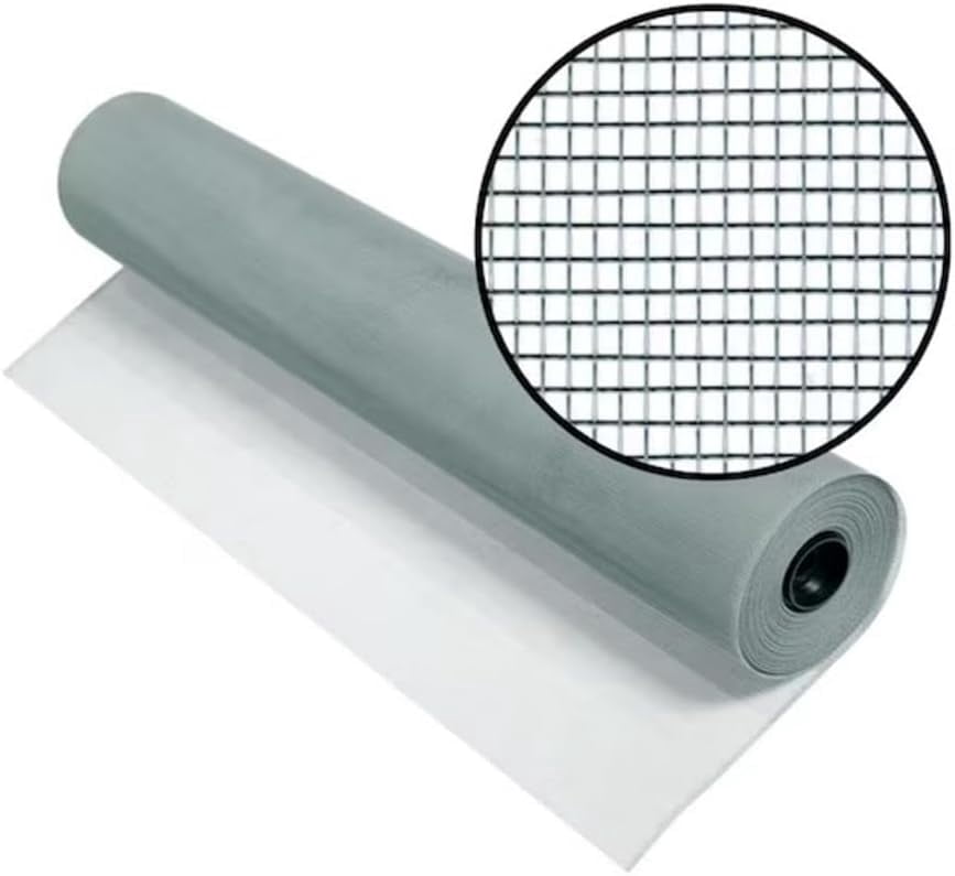Phifer Galvanized Steel Wire Mesh Screen Roll, 48 in x 100 ft - Many ...