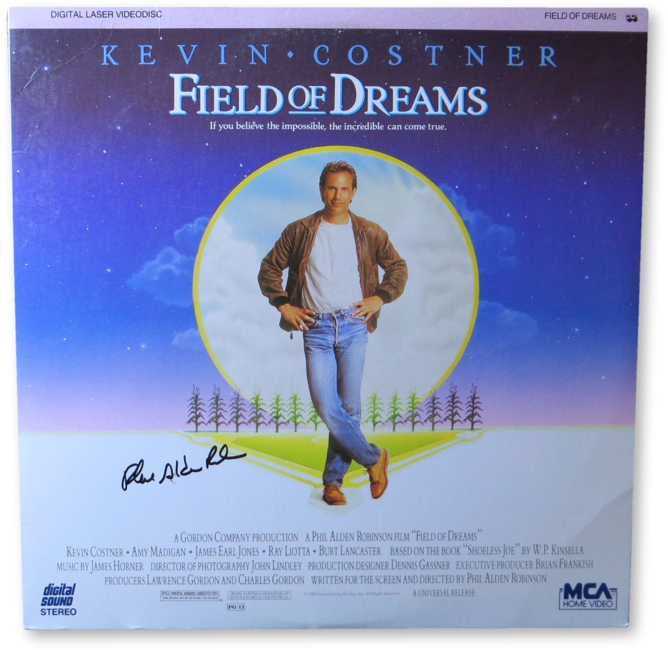 Phil Alden Robinson Signed Autograph Laserdisc Cover Field of Dreams JSA GG68785 - Walmart.com