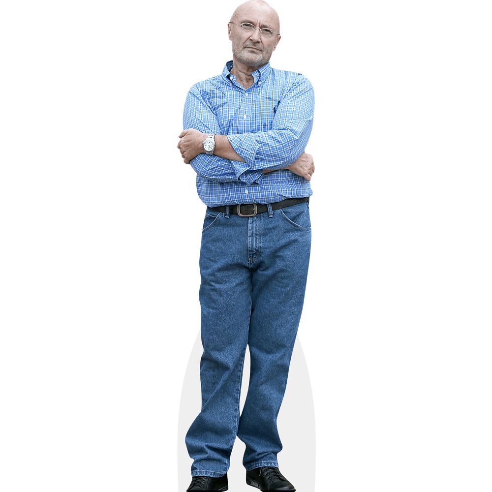 Phil Collins (Jeans) Lifesize Cardboard Cutout Standee - Walmart.com