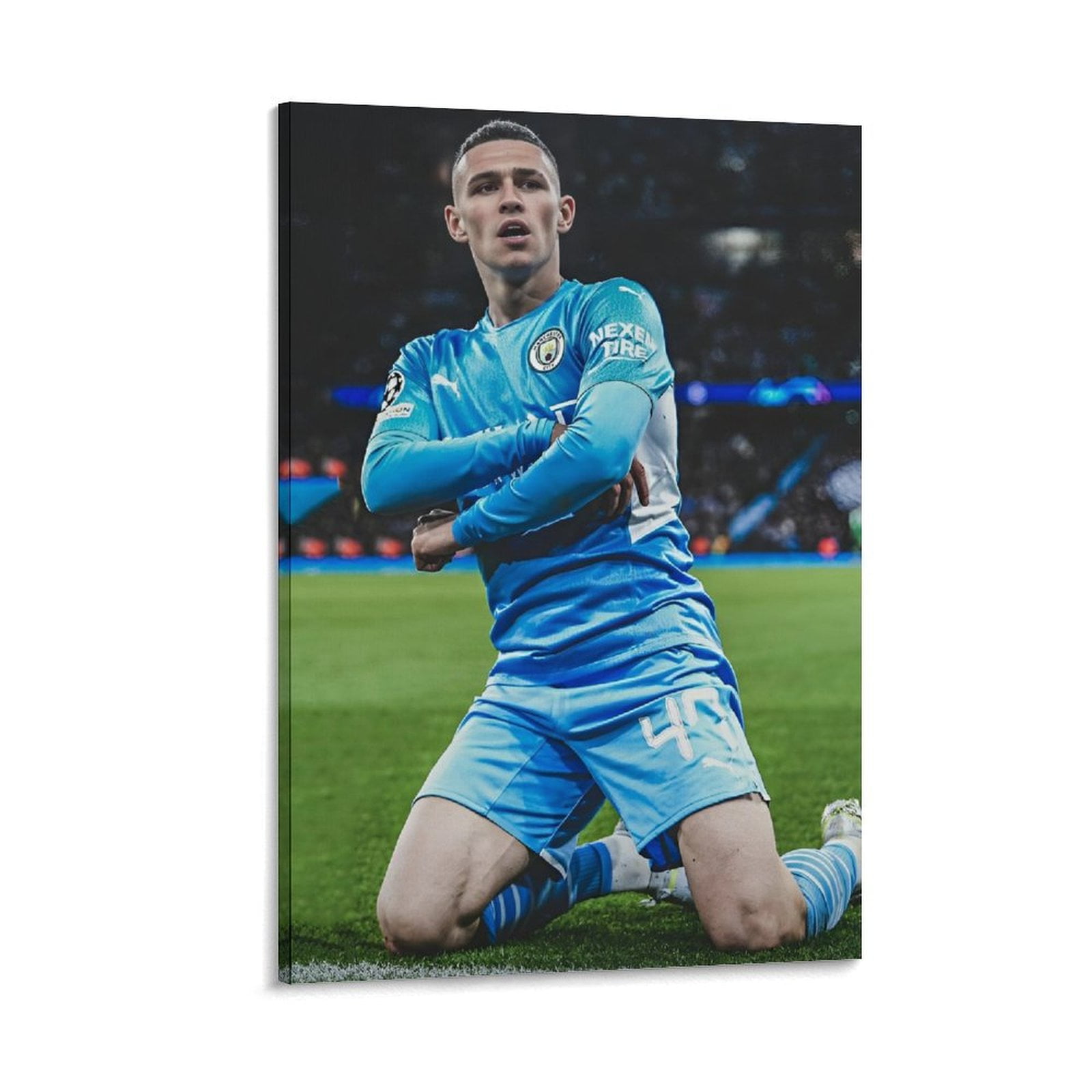 Phil Foden Football Art Poster Artworks Picture Print Poster Wall Art ...