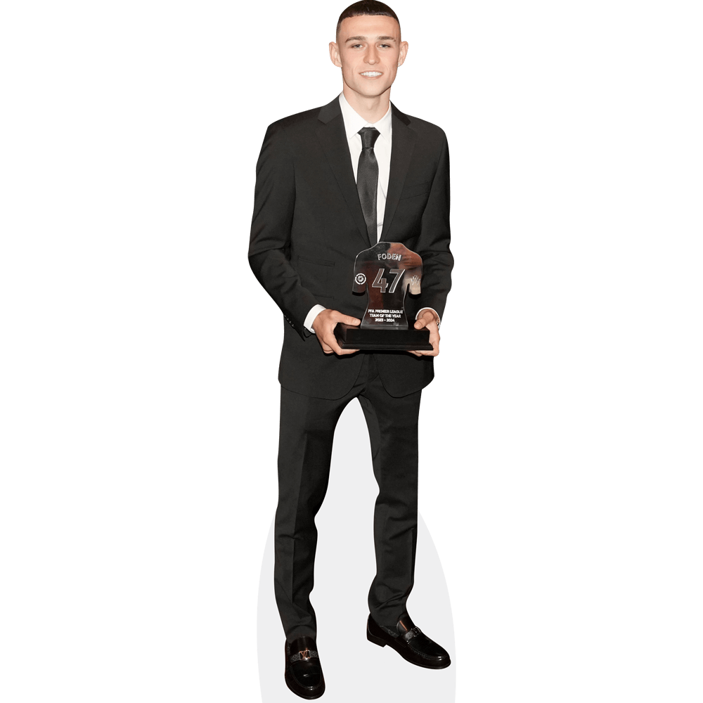 Phil Foden (Trophy) Life Size Cutout. Standee. - Walmart.com