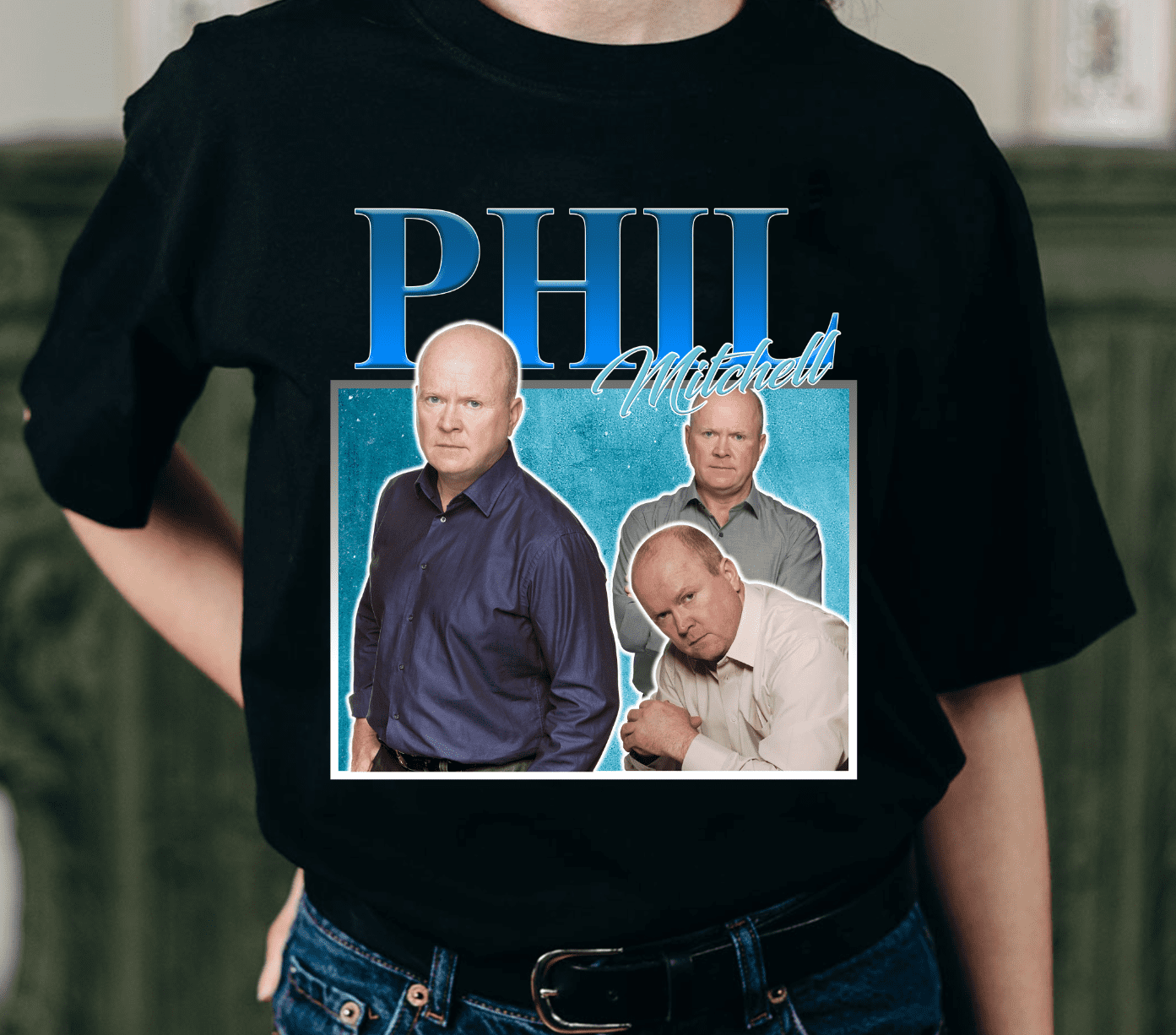 Phil Mitchell Homage T-Shirt, Steve McFadden Shirt, BBC Soap Opera ...