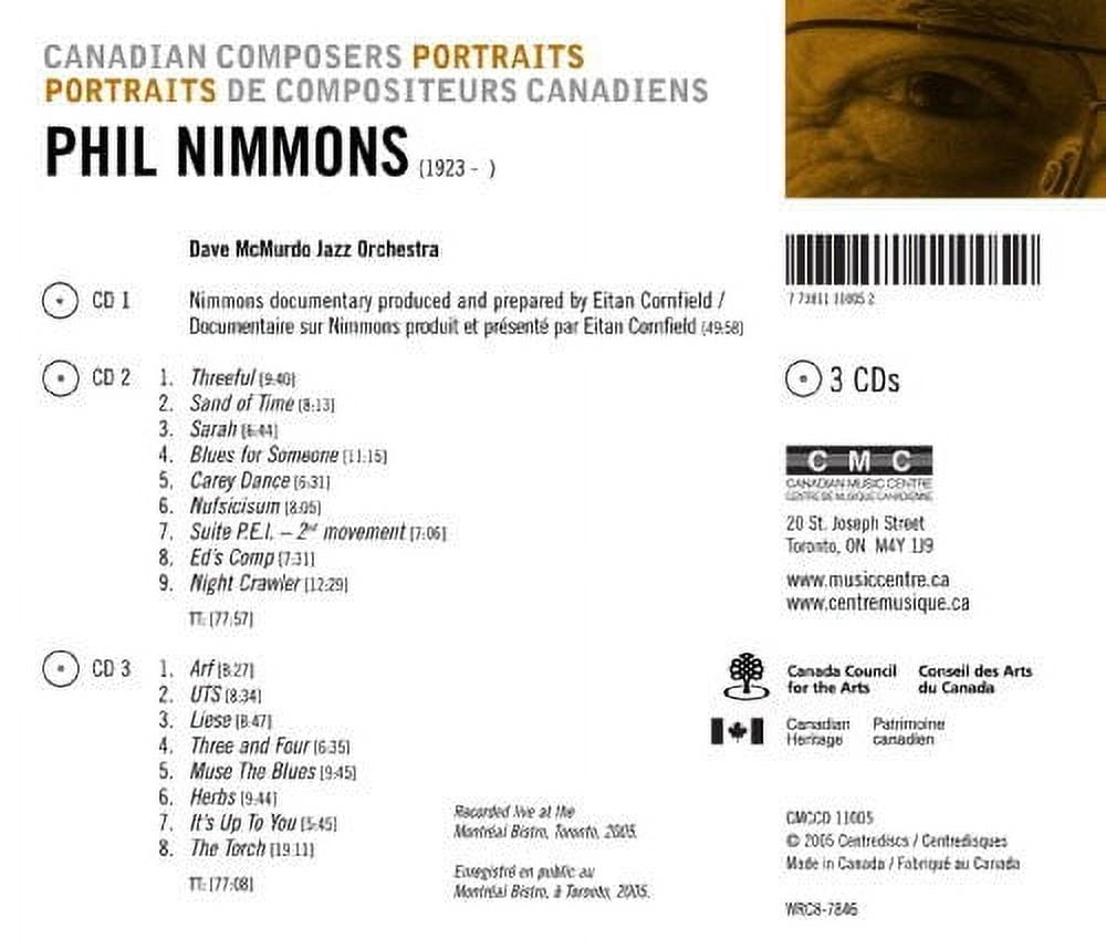 Phil Nimmons - Portrait - Music & Performance - CD - Walmart.com