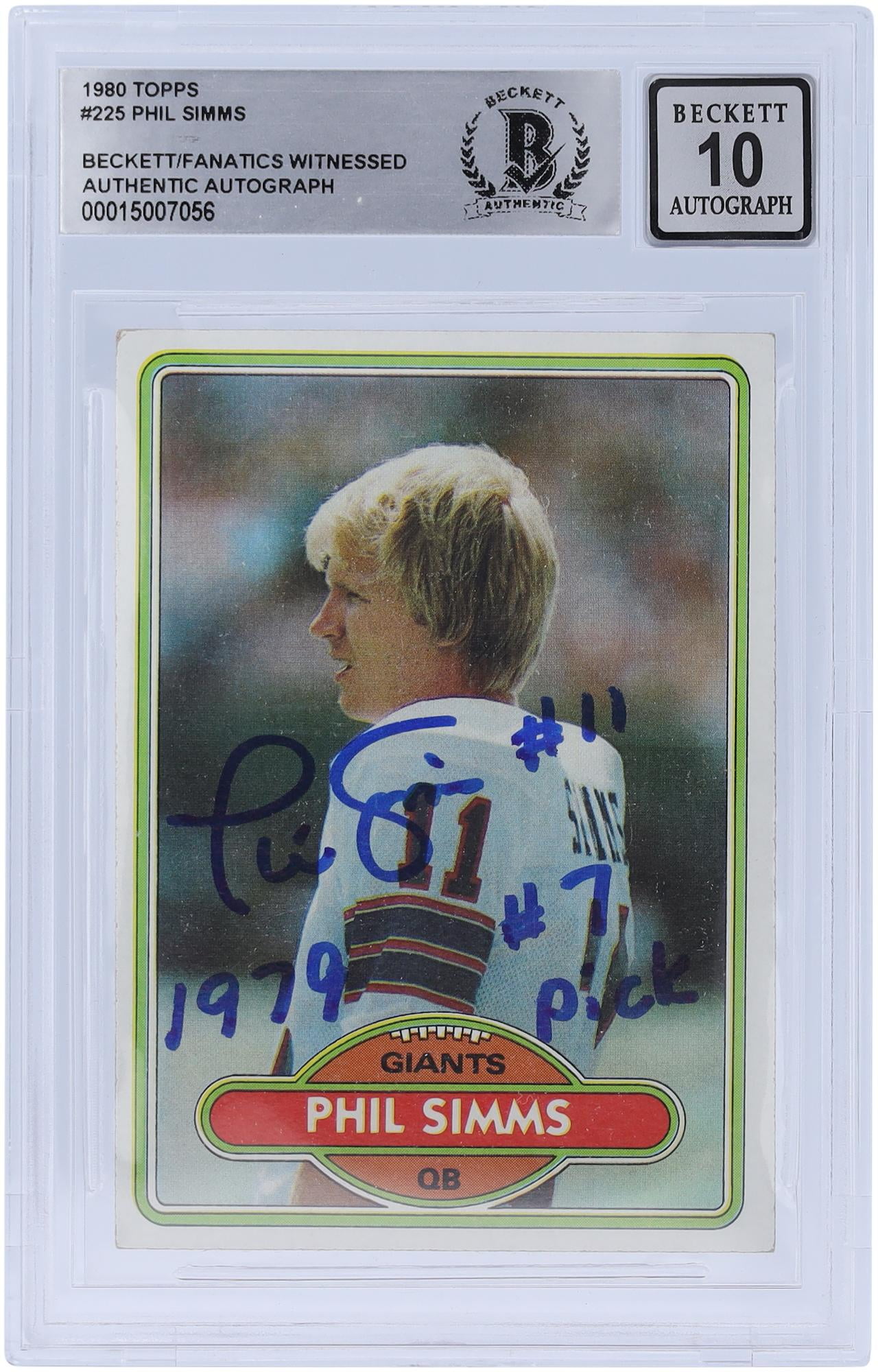 Phil Simm Rookie Card