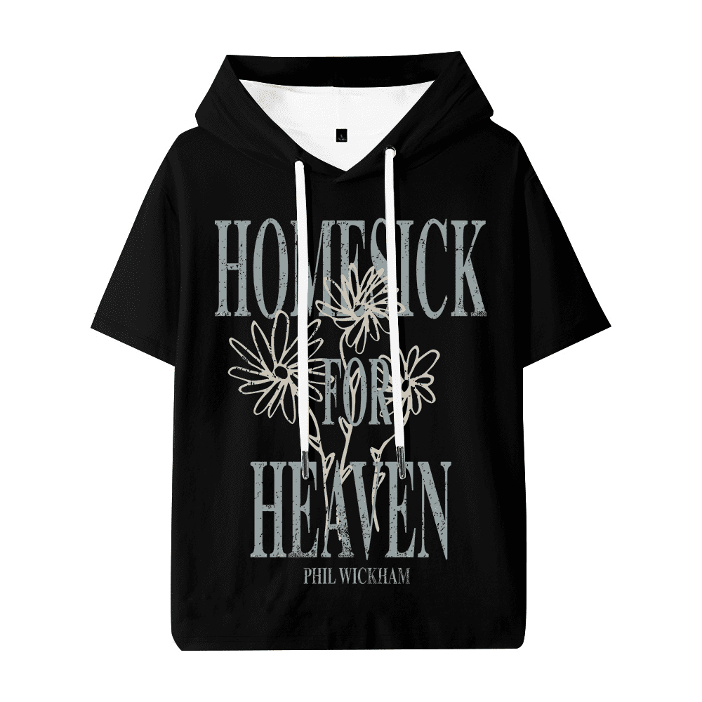 Phil Wickham Heavenward Bloom Hooded T-shirt Women Men Fashion Short ...