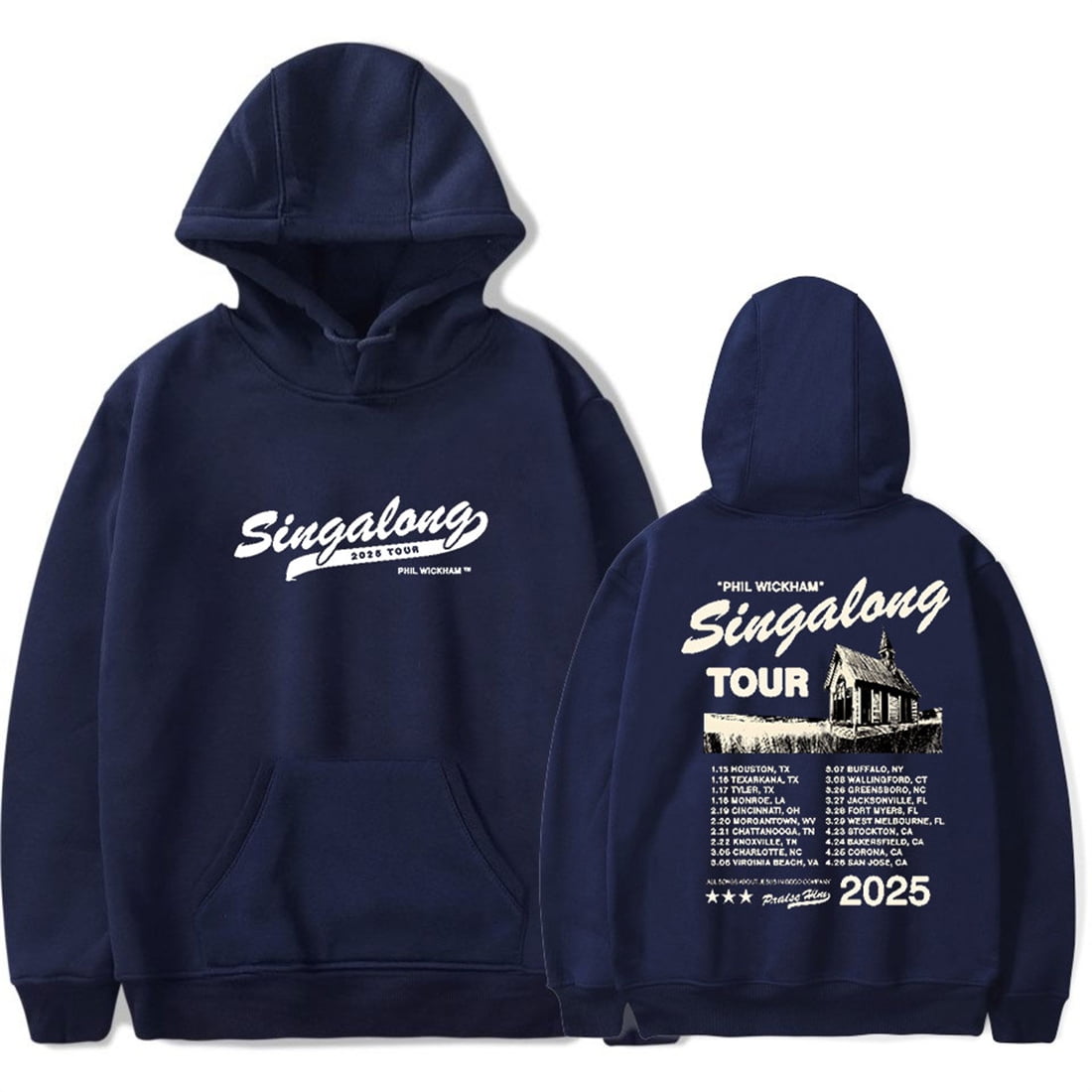 Phil Wickham Singalong Tour 2025 Hoodies Fashion Longsleeve Vintage 90s ...