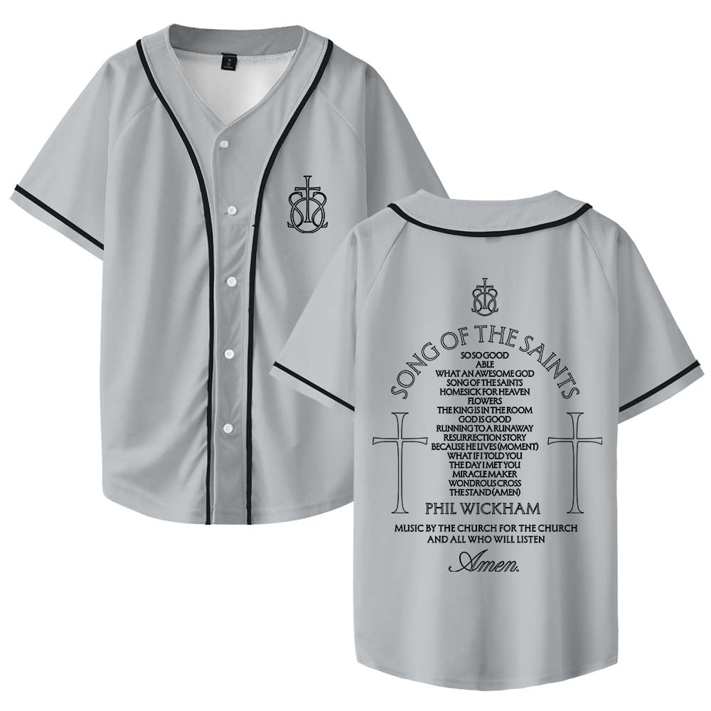 Phil Wickham Song Of The Saints Album Merch Baseball Jersey Shirt V ...