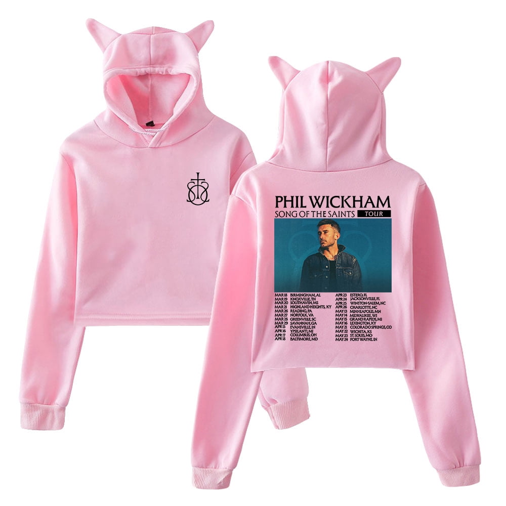 Phil Wickham Song Of The Saints Tour 2026 Hoodie Cat Ears Crop Top Long ...