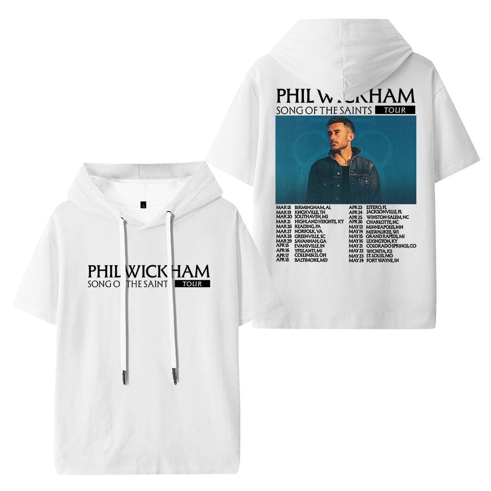 Phil Wickham Song Of The Saints Tour 2026 Merch Hooded T-Shirts Women ...