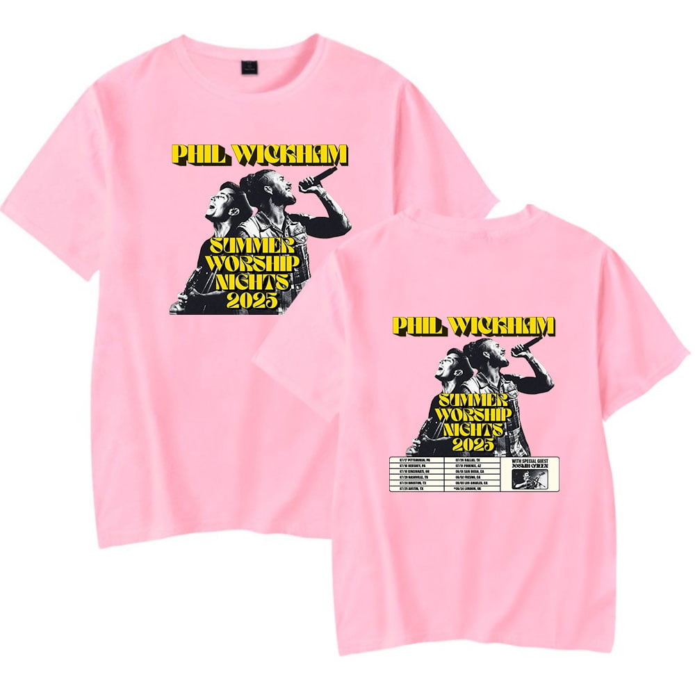 Phil Wickham Summer Worship Nights 2025 T-Shirt Merch Summer For Women ...