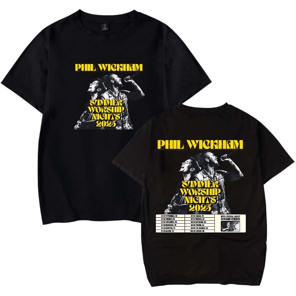 Phil Wickham Summer Worship Nights Tour Unisex Short Sleeve Christian ...