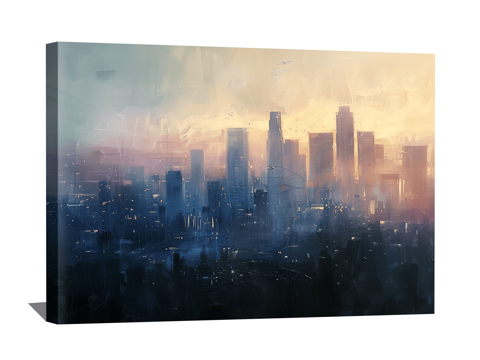 Phila Wall Art Phila Poster Large Canvas Art City Scenes Abstract ...