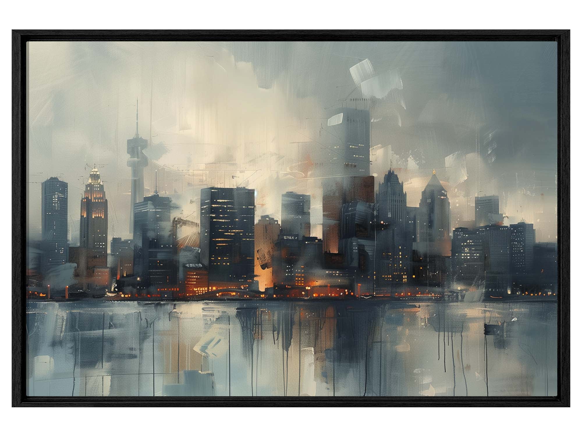 Phila Wall Art Phila Poster Large Framed Art City Scenes Abstract ...