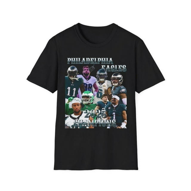 Philadelphia 2025 Super Bowl 59 Winners - Graphic tee - Walmart.com