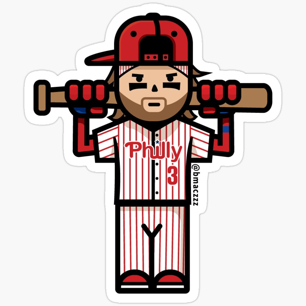 Philadelphia #3 Sticker Baseball Sticker, Football Sticker, Basketball ...