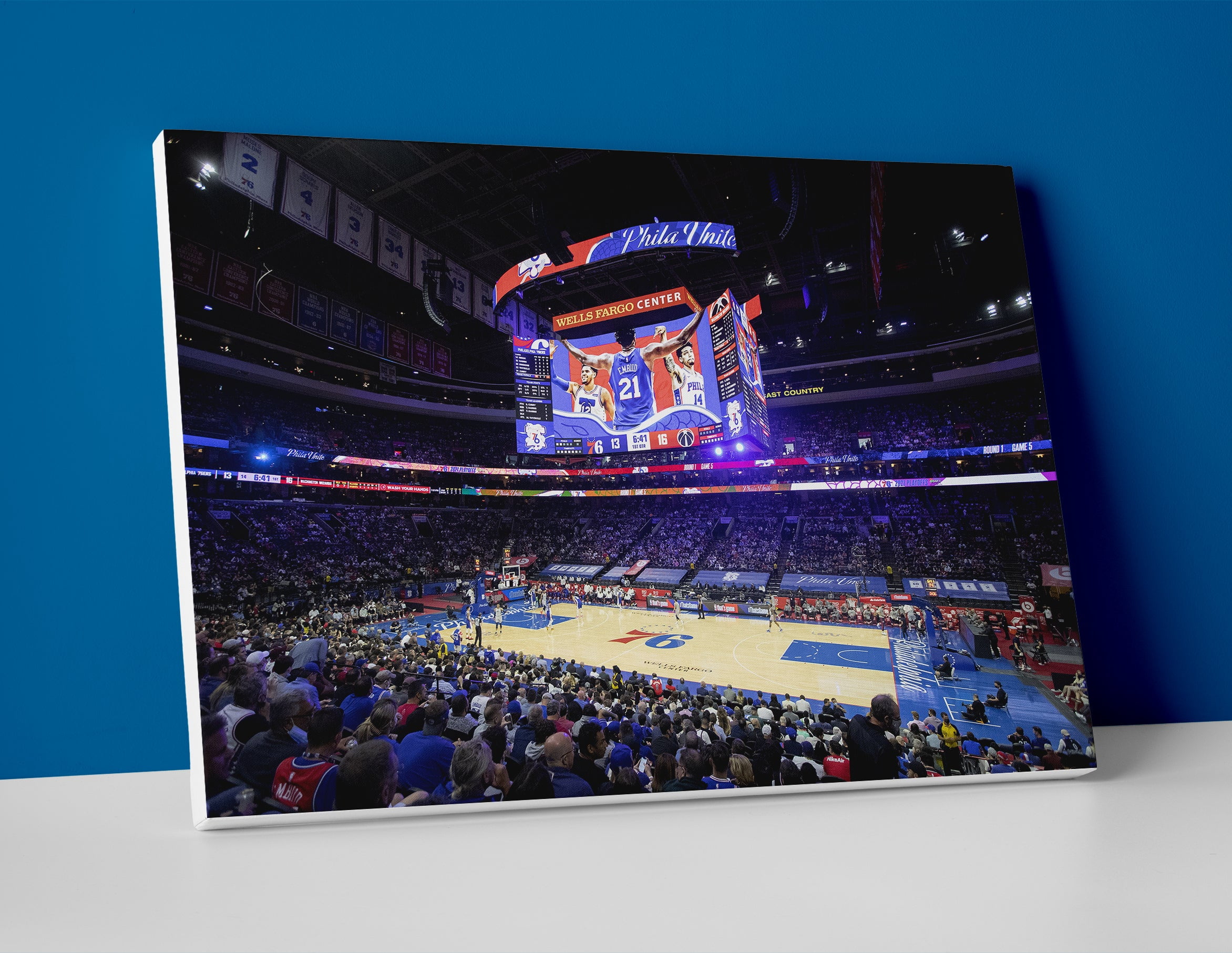 Philadelphia 76ers Arena Poster or Gallery Canvas Wall Art - Walmart.com