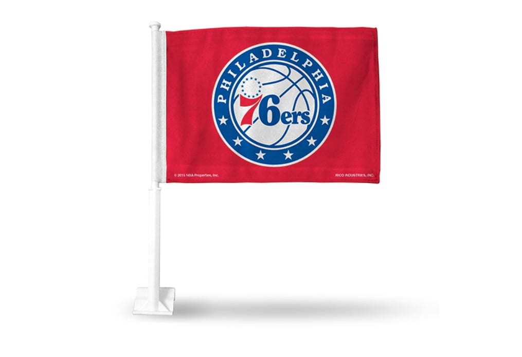 Philadelphia Basketball 76ers 14" x 19" inch Double (2) Sided Window ...