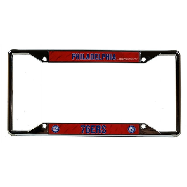Philadelphia Basketball 76ers EZ View License Plate Frame - Designed ...
